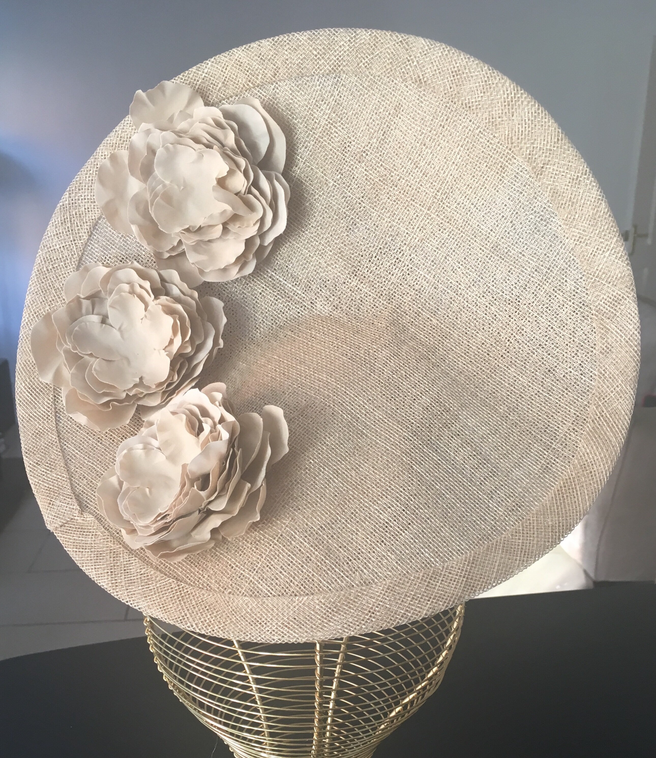 Large Fascinator With Flowers (PATTI) Available in Different Colours - Etsy
