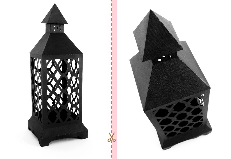 3D Paper Lantern Template 3D Paper Lantern Template