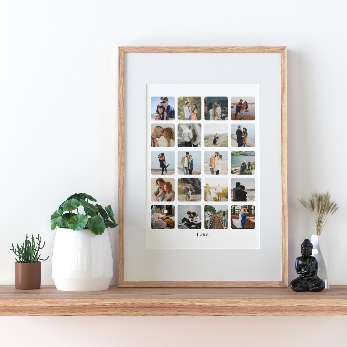 Collage With Personalized Photos. Family Photo Print Photo - Etsy