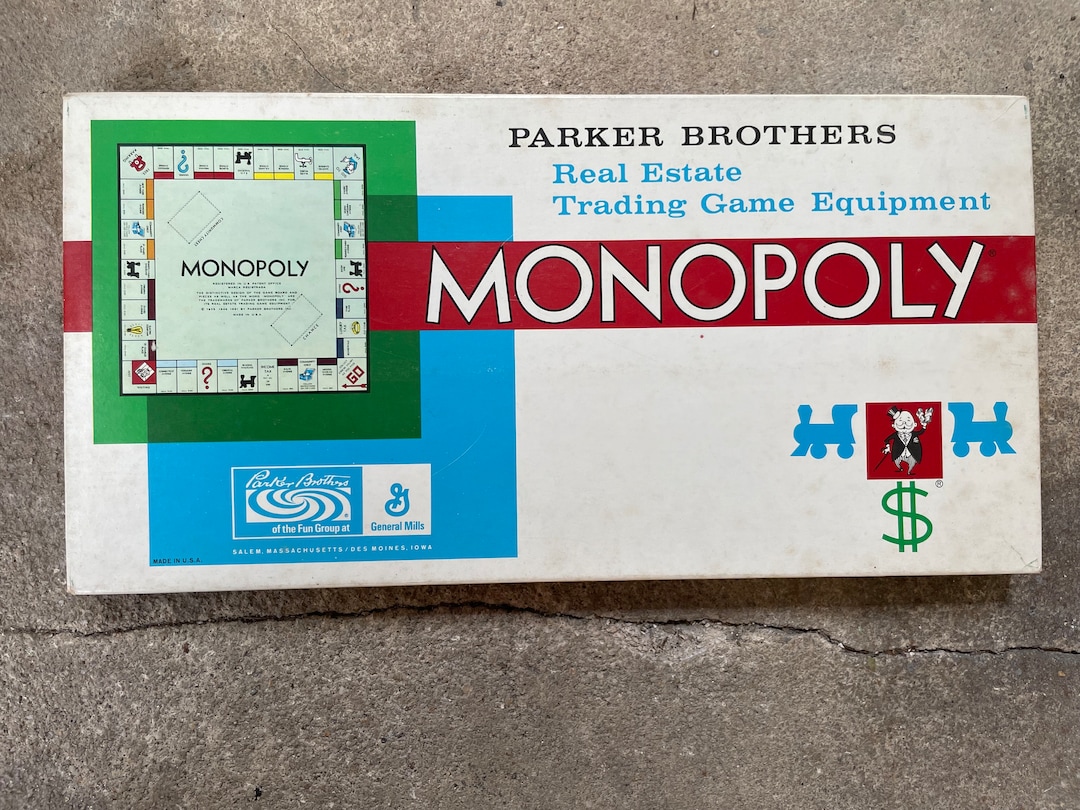 Vintage Monopoly Board Game - Etsy