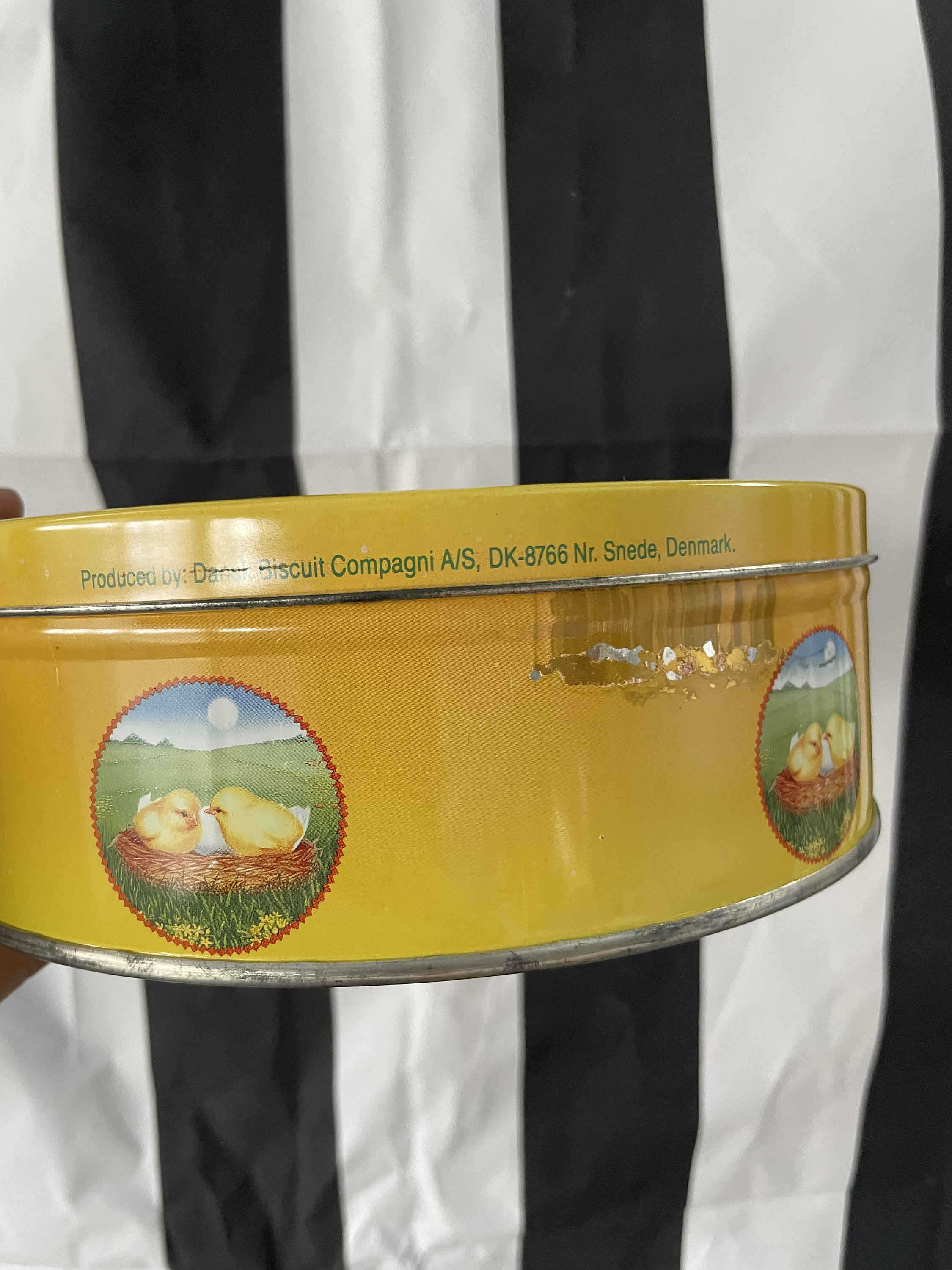 Vintage Dansk Denmark Baby Chicks Easter Tin - Etsy