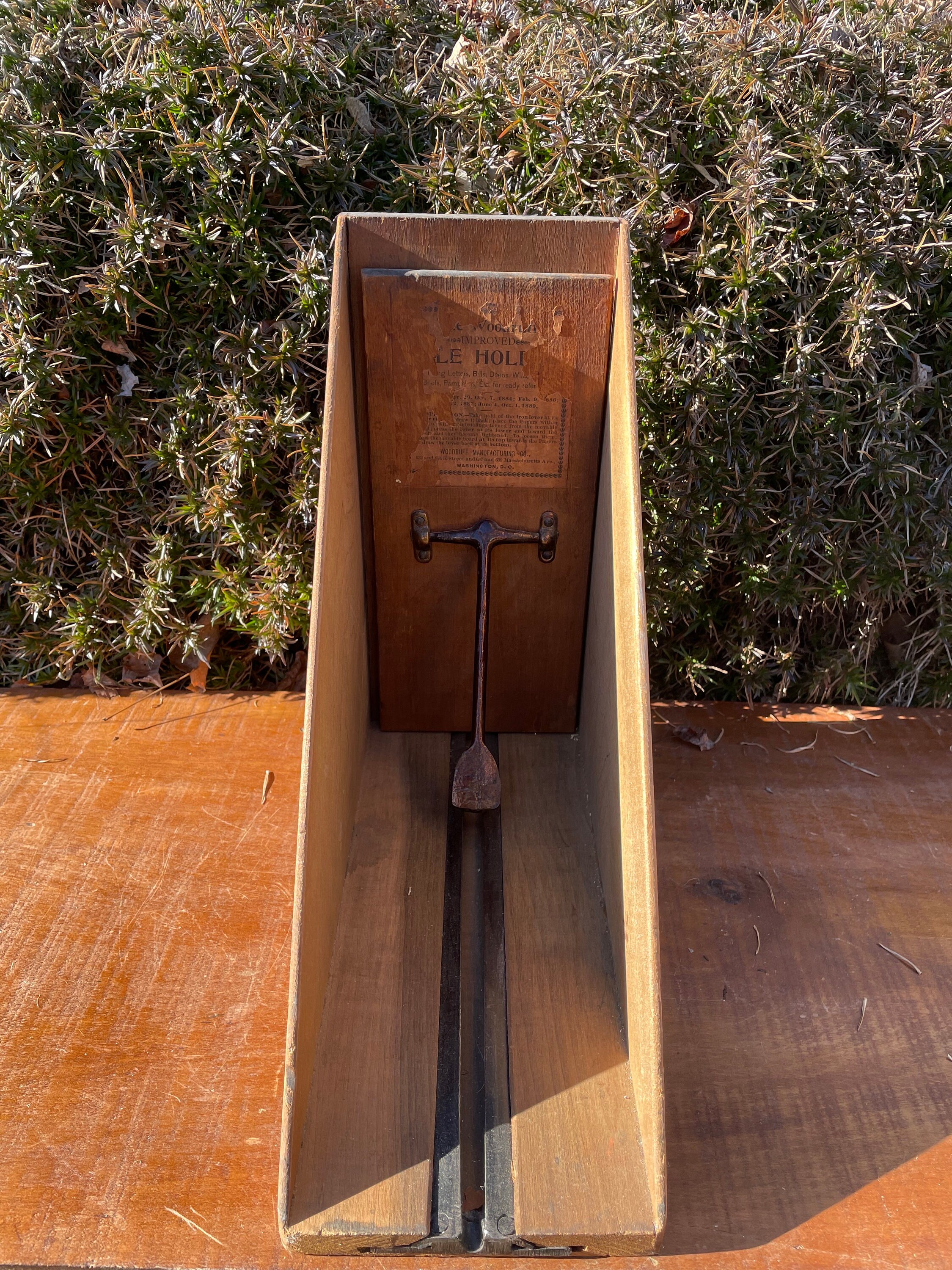 Vintage Early 1900s National Archives Wooden File Holder - Etsy