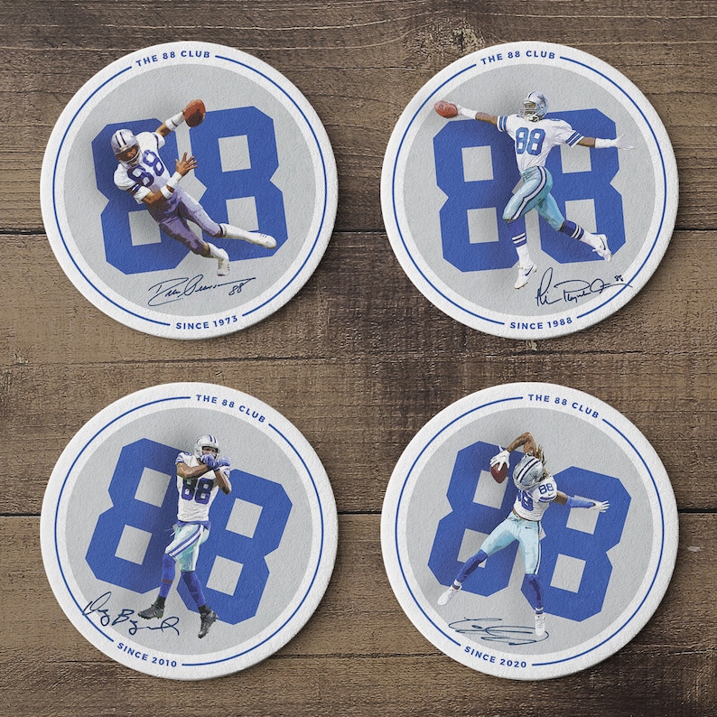 Dallas Cowboys Beer Mats/coasters - the 88 Club - Etsy