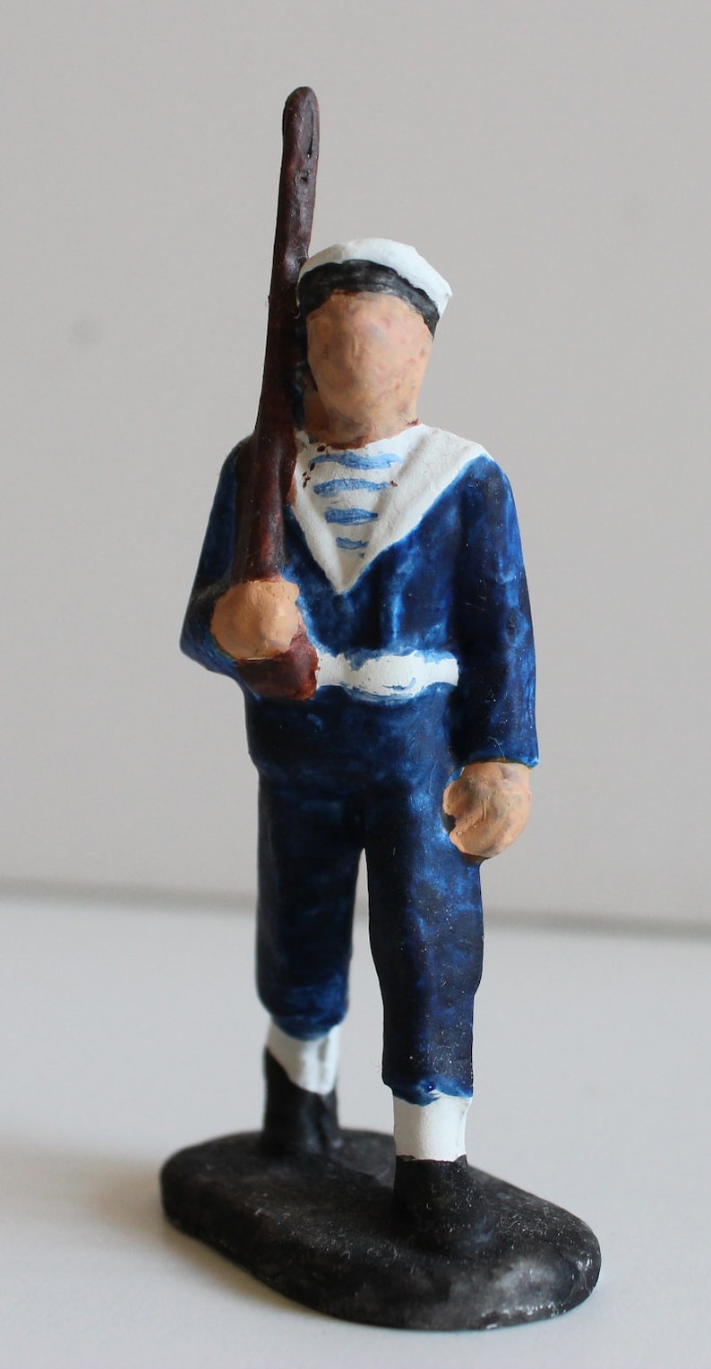 Figurine de soldat marin français en plomb - Etsy France