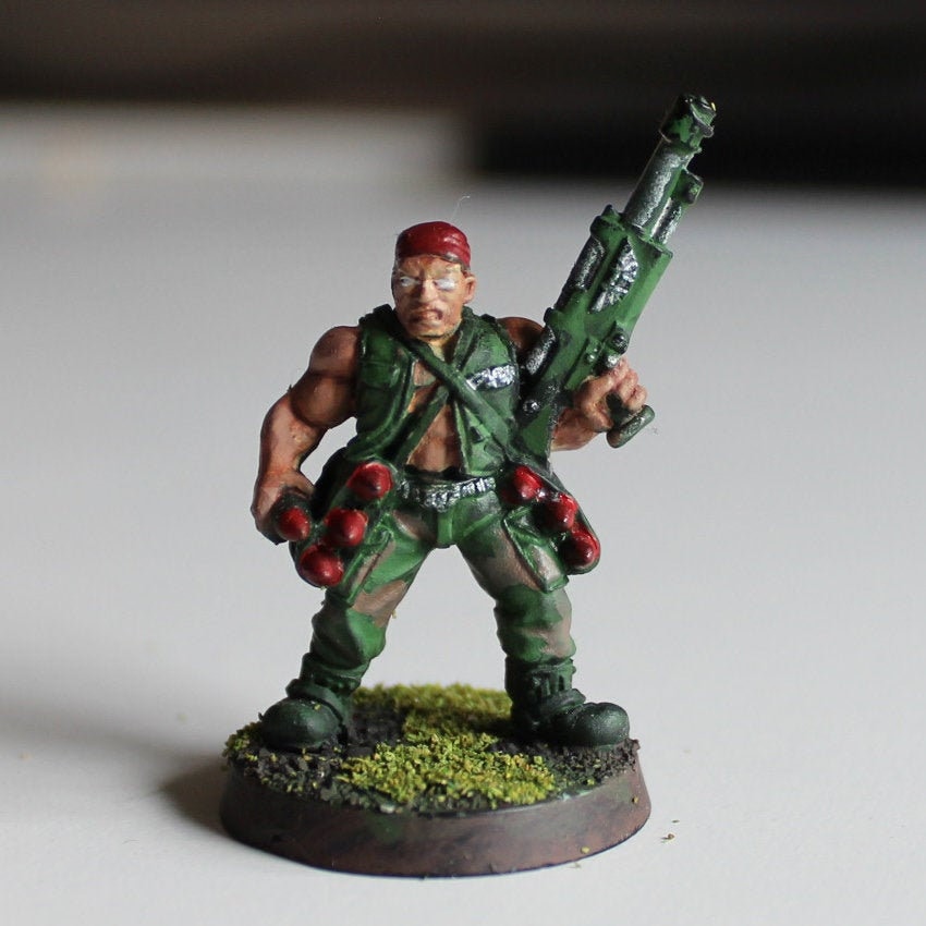 Jungle Fighter Minigun 28mm 32mm Cyberpunk Fallout Imperial Guard ...