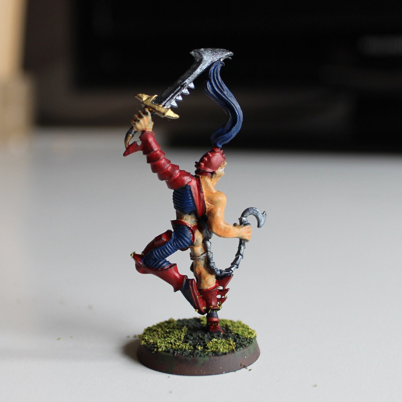 Figure of Darth Eldar Wych Falchion Razor 1 From the Warhammer 40000 ...