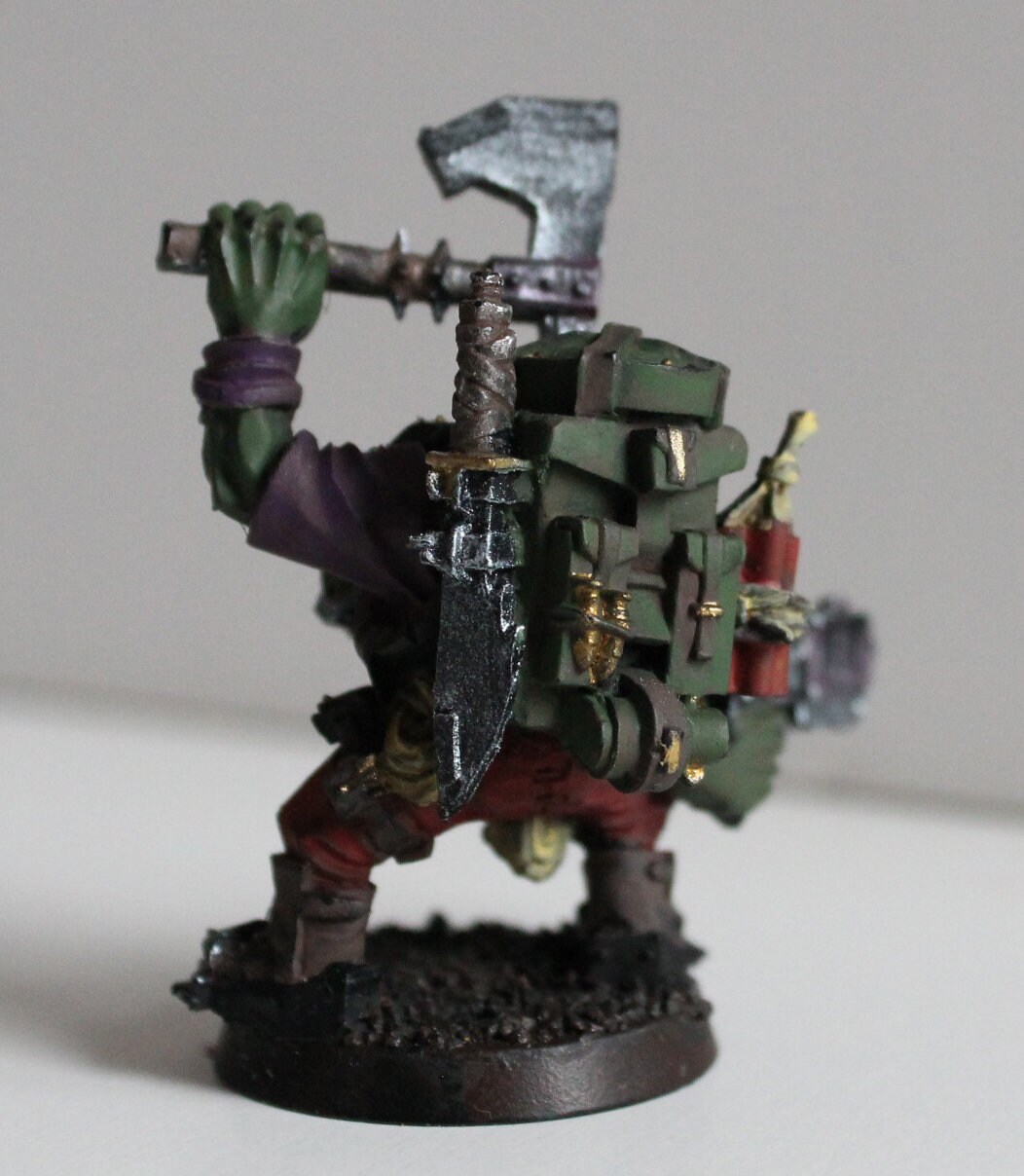 Ork Commandos With Gas Mask, Axe and Bolter Warhammer 40000 - Etsy