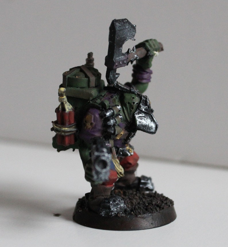 Ork Commandos With Gas Mask, Axe and Bolter Warhammer 40000 - Etsy