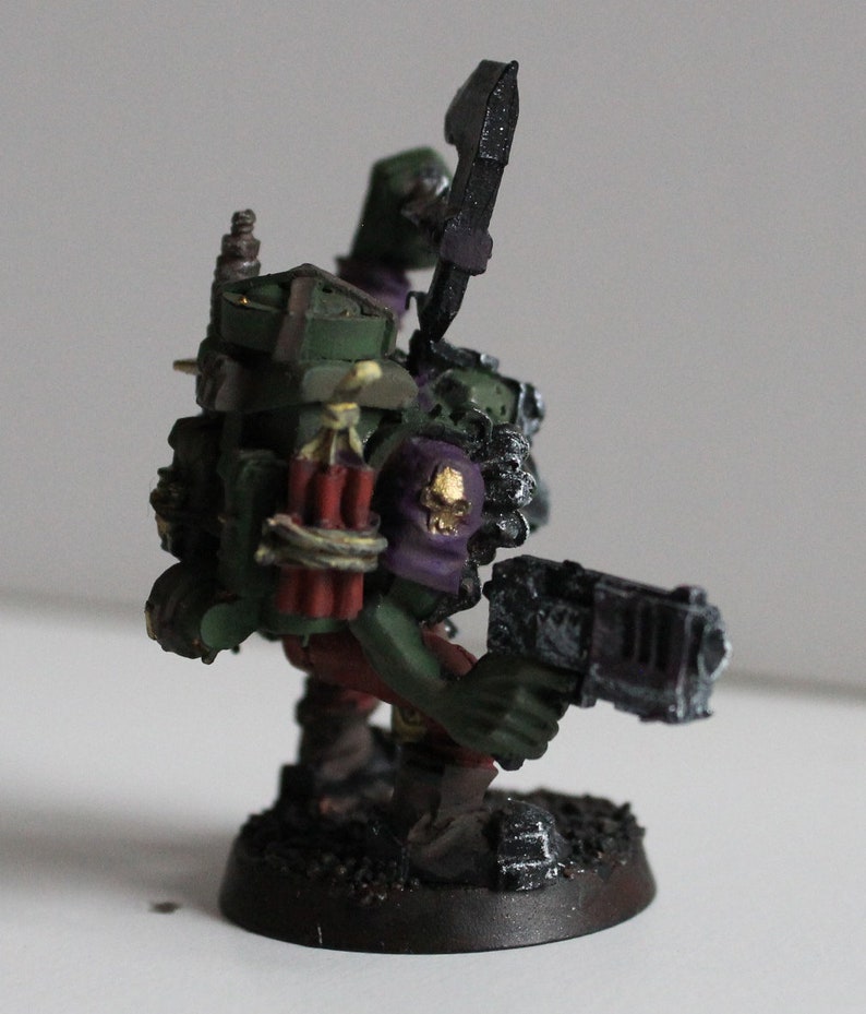 Ork Commandos With Gas Mask, Axe and Bolter Warhammer 40000 - Etsy