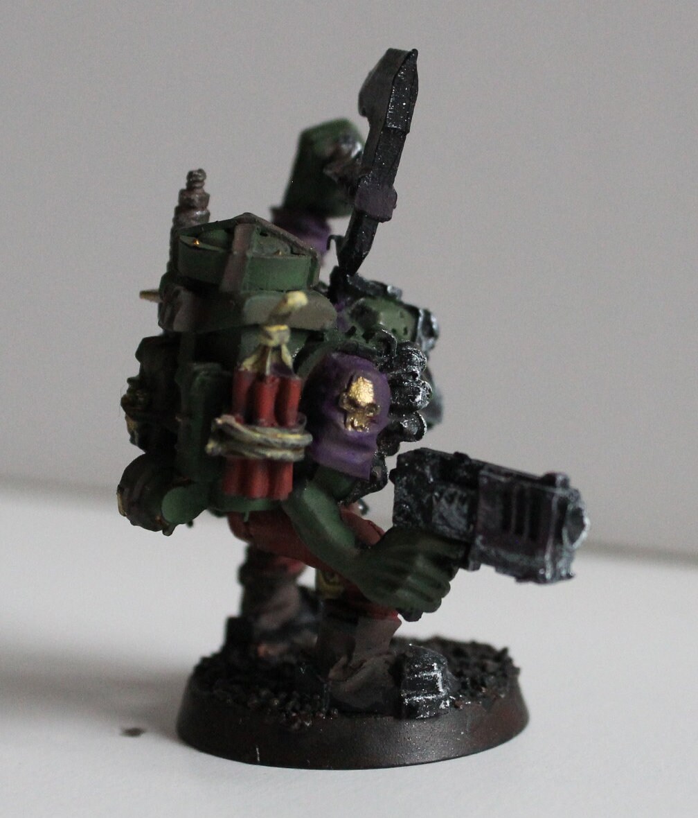 Ork Commandos With Gas Mask, Axe and Bolter Warhammer 40000 - Etsy
