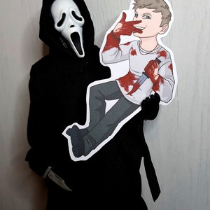 Scream Stu Macher Ghostface Sticker Slasher Horror - Etsy