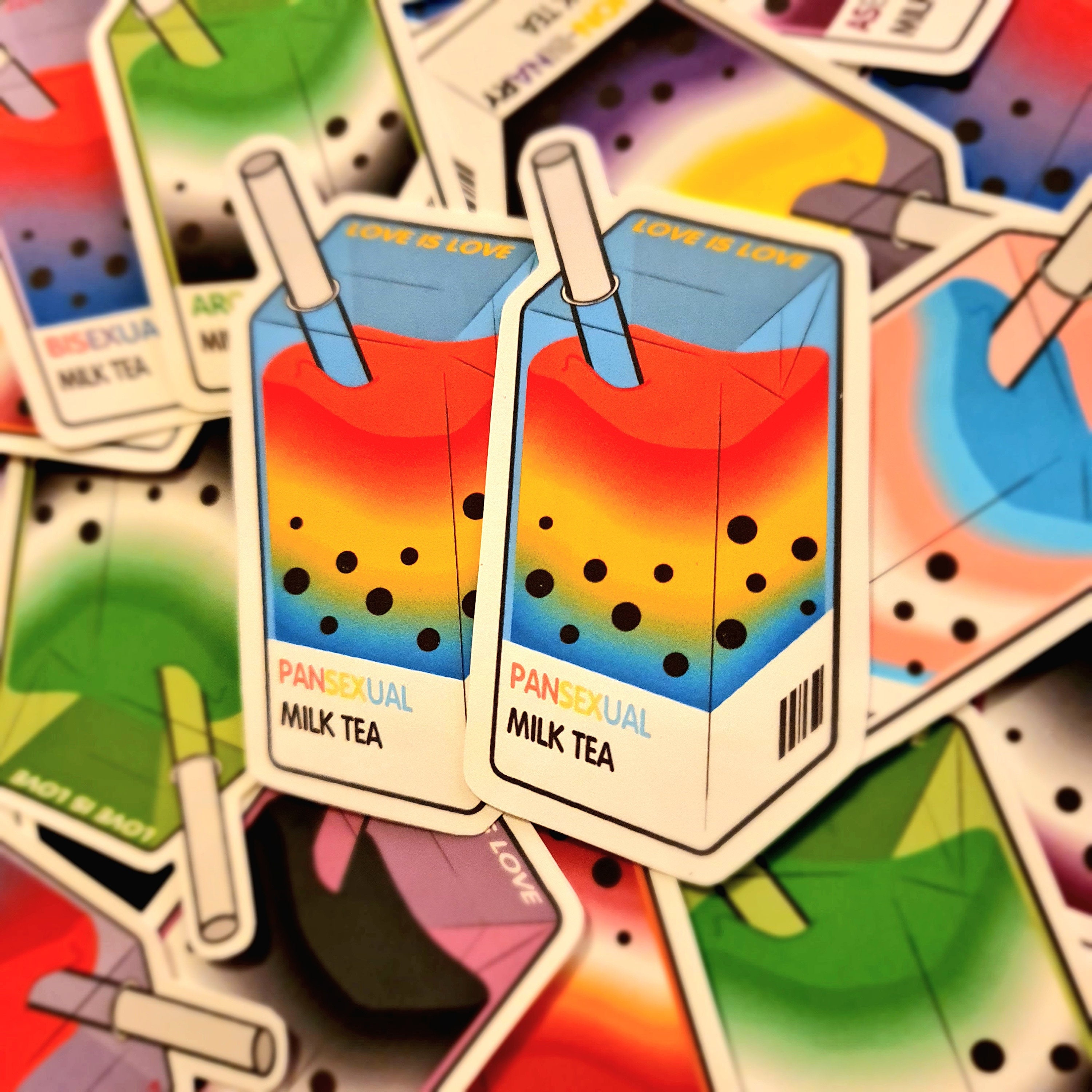 Pride Milk Tea Stickers LGBTQ | Etsy