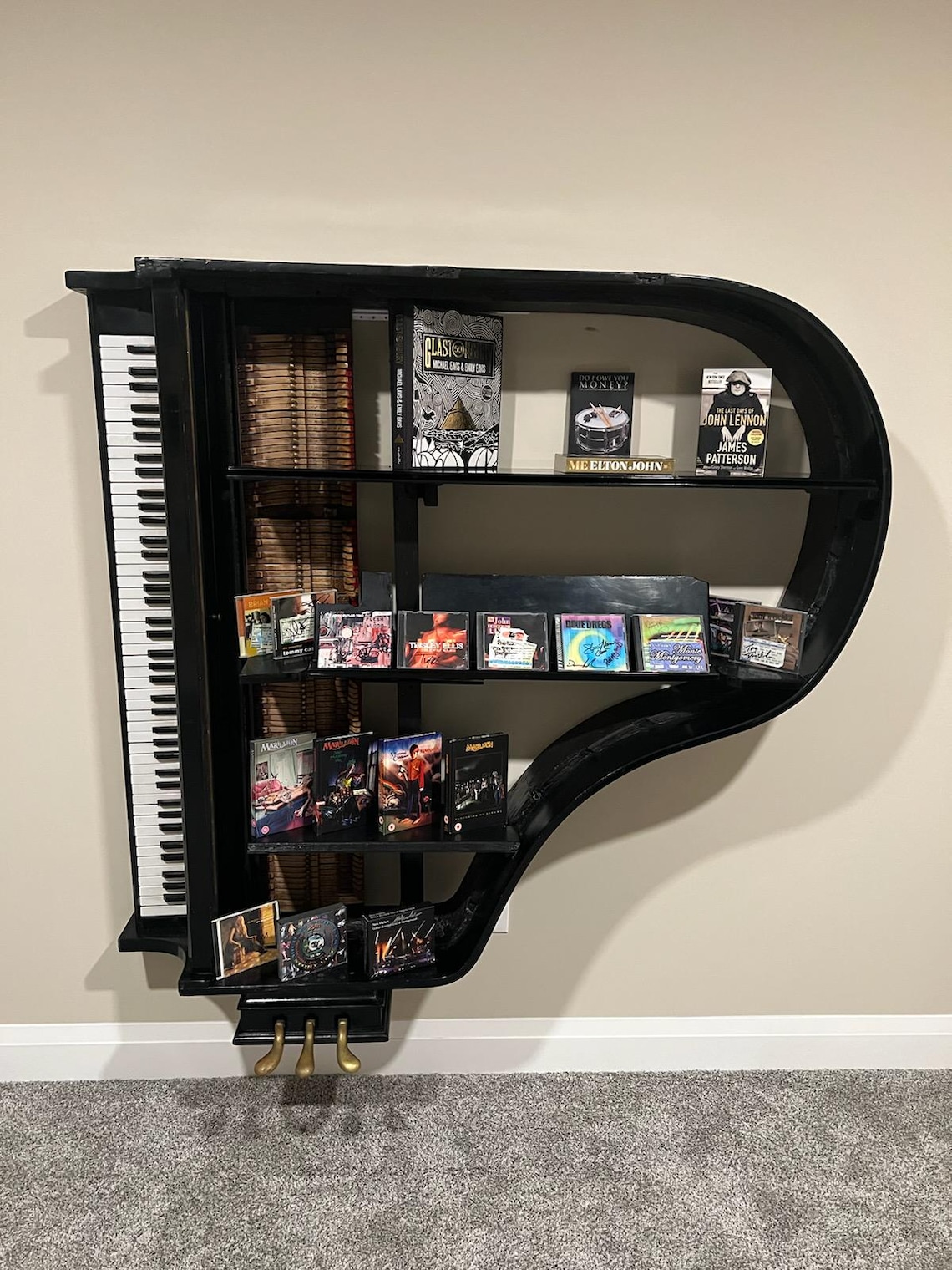 Baby Grand Book Case - Etsy