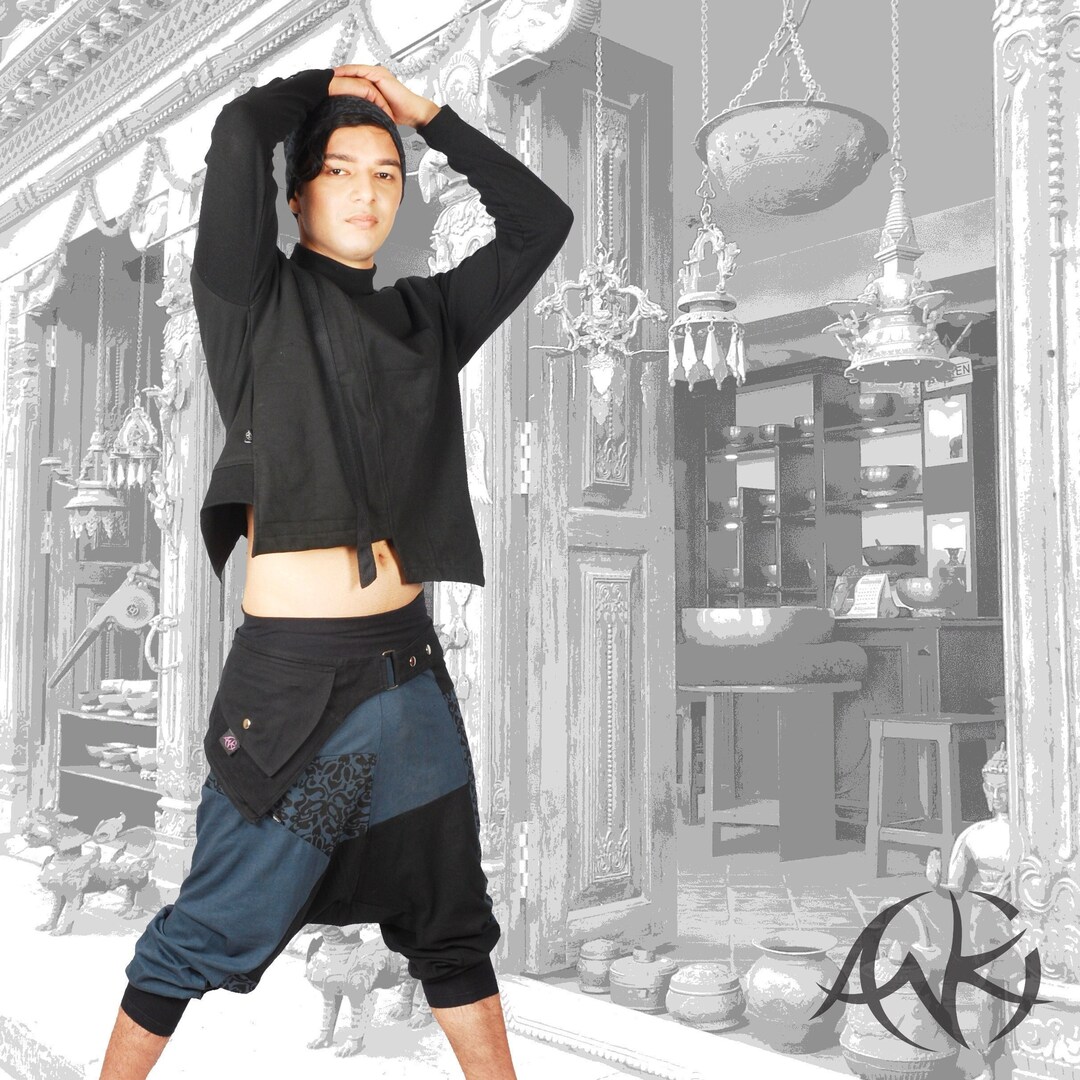 Unisex Aladdin Pants ELIAS, Goa Pants, Harem Pants - Etsy