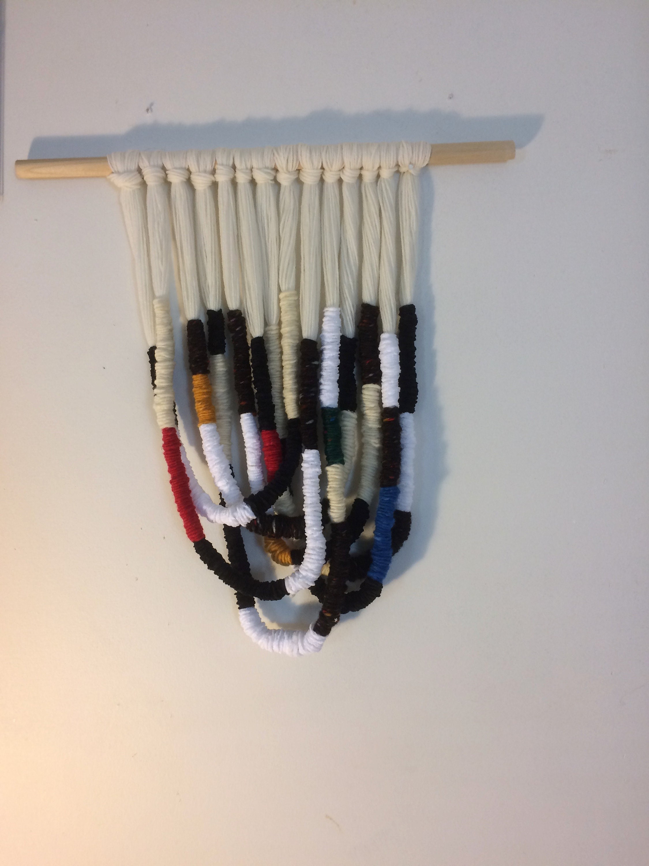 Handmade Unique Colorful Luxury Yarn Wall Hanging - Etsy