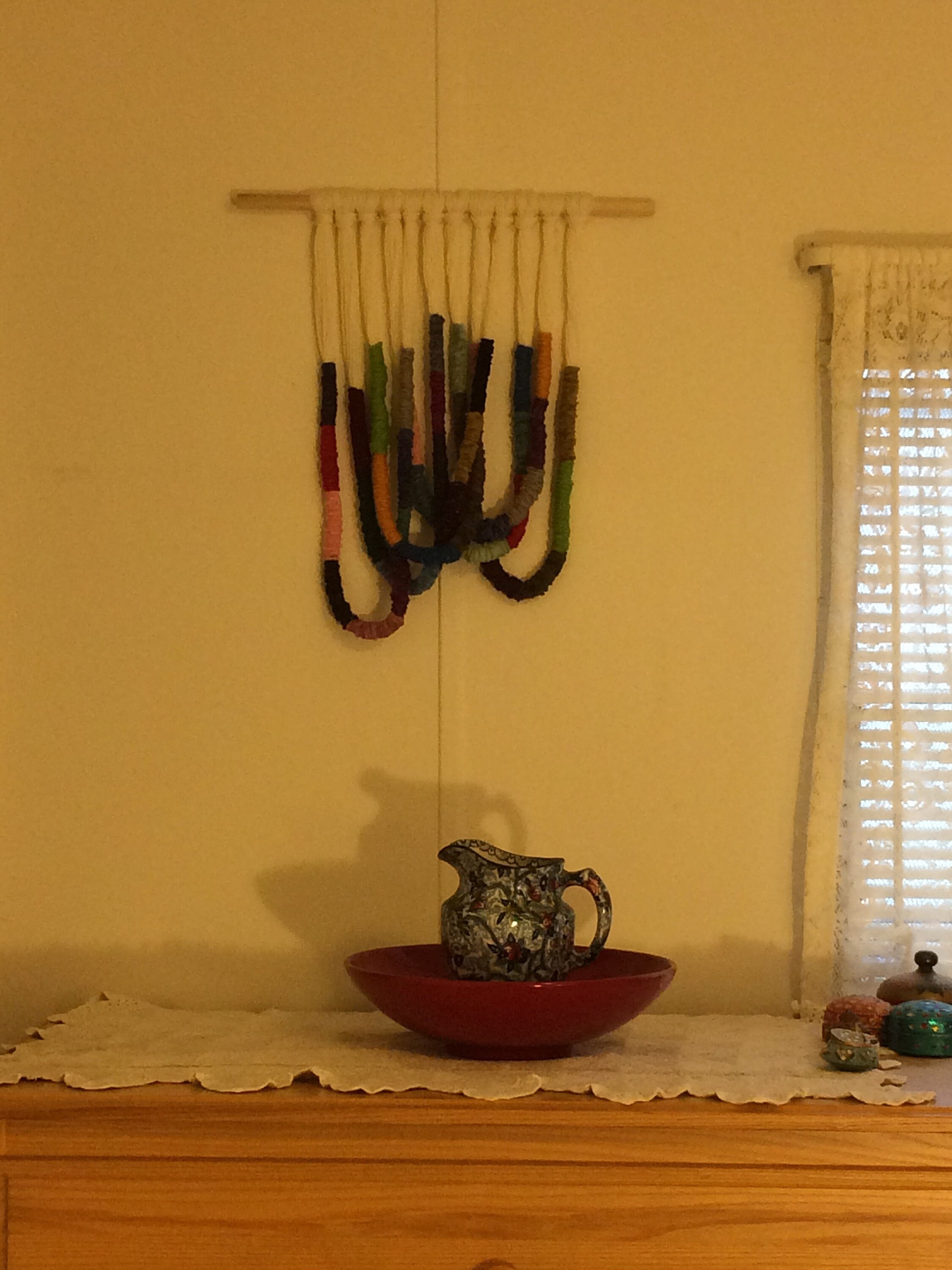 Handmade Unique Colorful Luxury Yarn Wall Hanging - Etsy