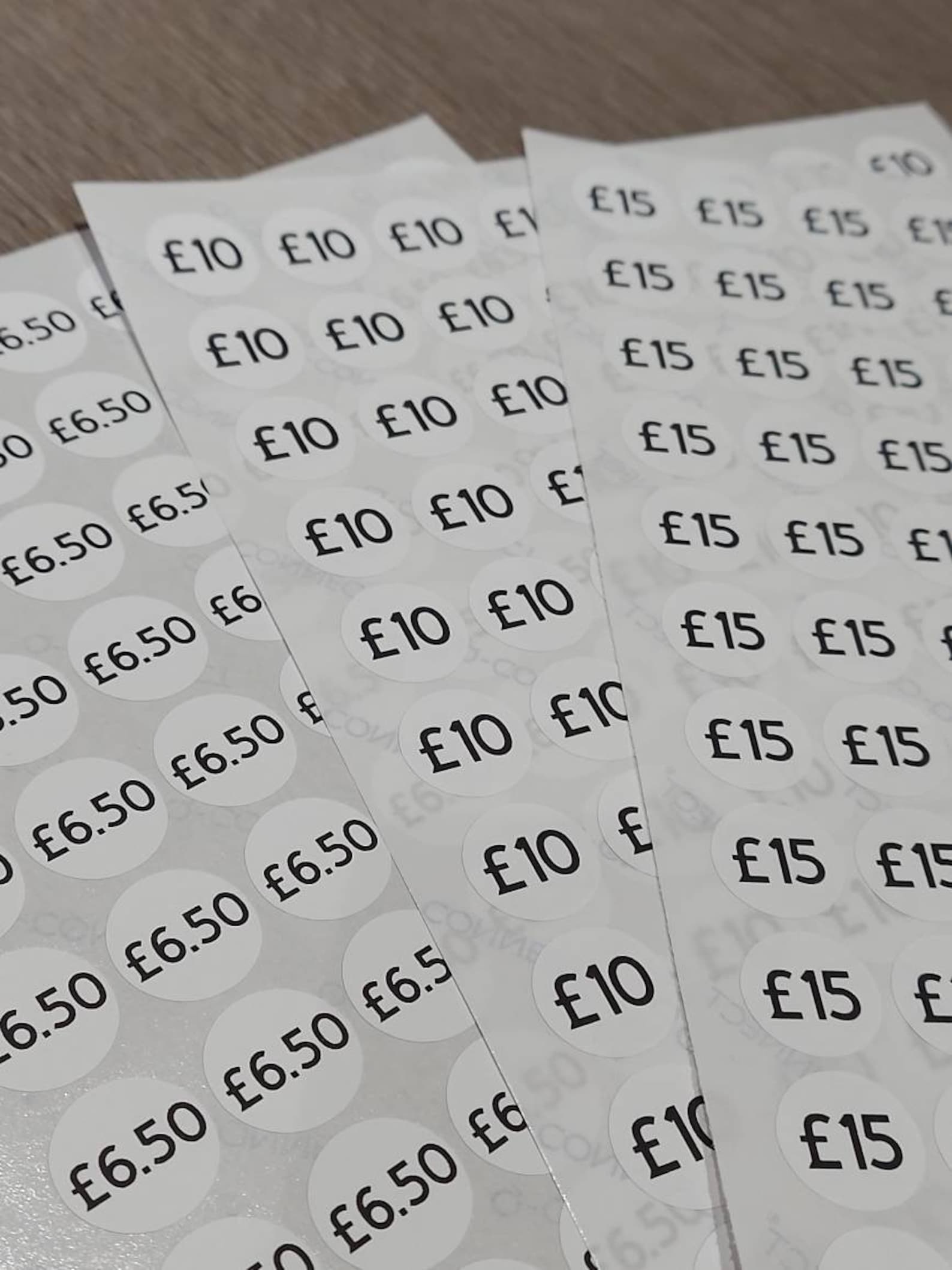 Round Price Labels / Stickers 88 Stickers per Sheet | Etsy