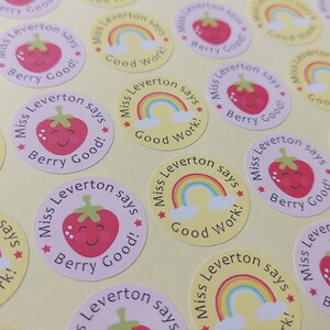Teacher / Teaching Assistant / Personalised Good Work / Berry Good ...