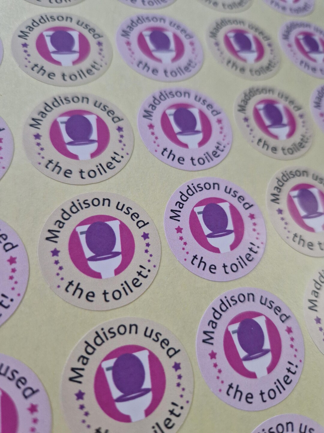 Toddler Potty / Toilet Training Reward Stickers / Labels X 48 - Etsy UK