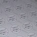 Team Bride Personalised Stickers / Labels X 20 Custom Labels - Etsy