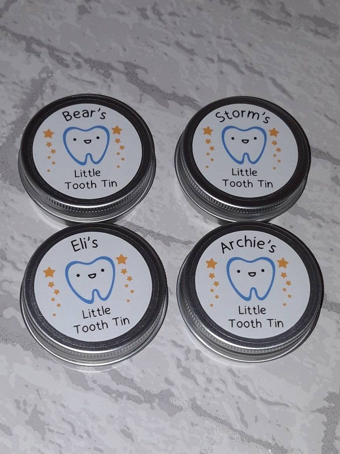 Personalised Tooth Fairy Mini Tin / Baby Teeth / Keepsake / | Etsy