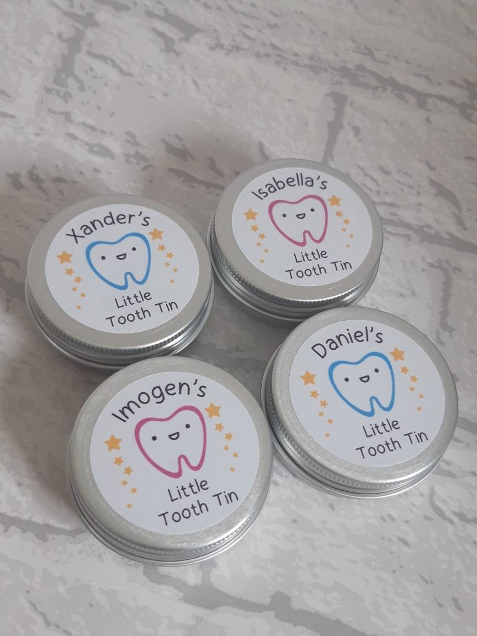 Personalised Tooth Fairy Mini Tin / Baby Teeth / Keepsake / | Etsy