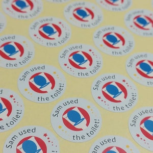 Toddler Potty / Toilet Training Reward Stickers / Labels X 48 - Etsy UK