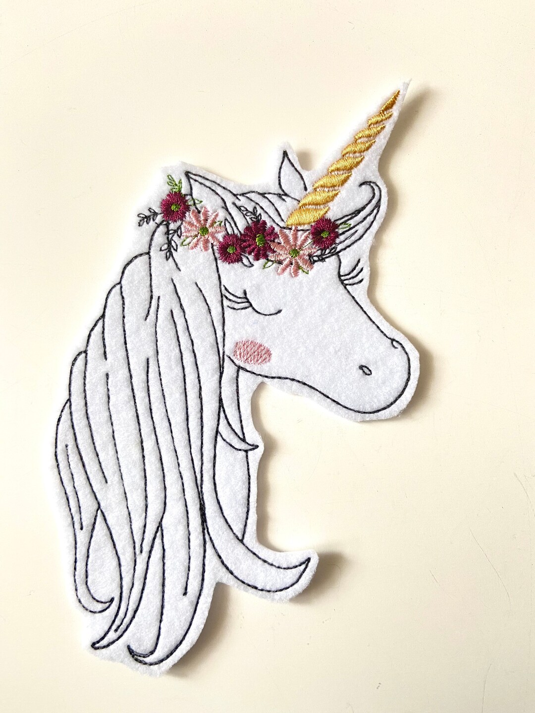 XL Application Patch Unicorn/horse/iron-on Picture/school - Etsy