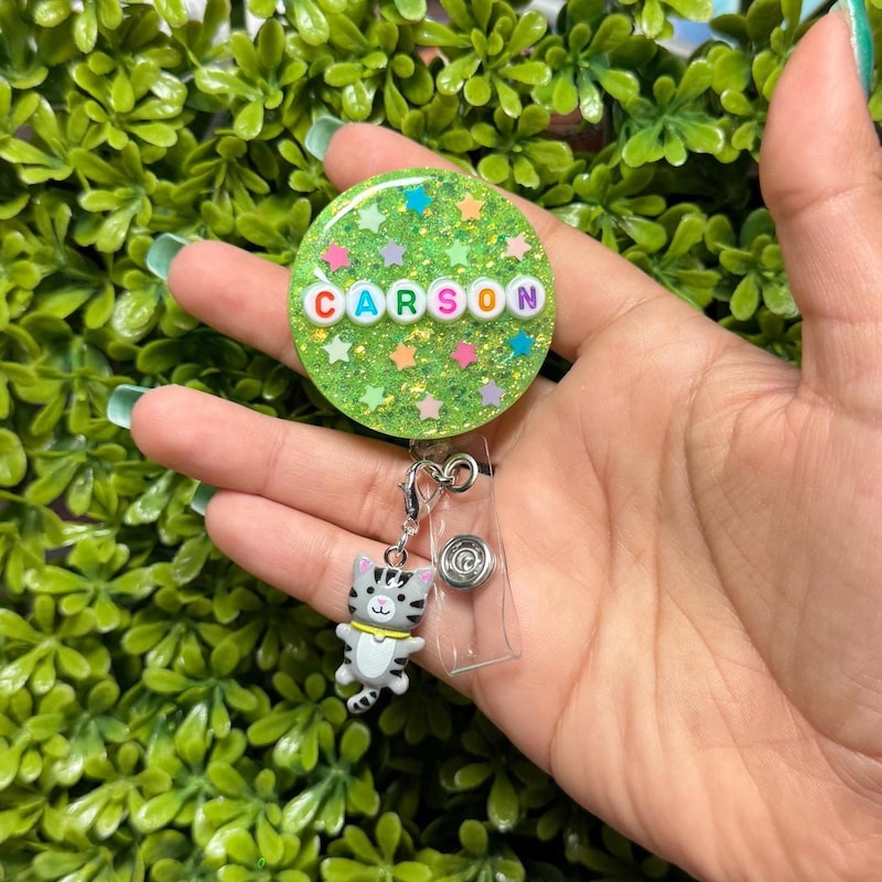 Badge Charms Beaded - Etsy