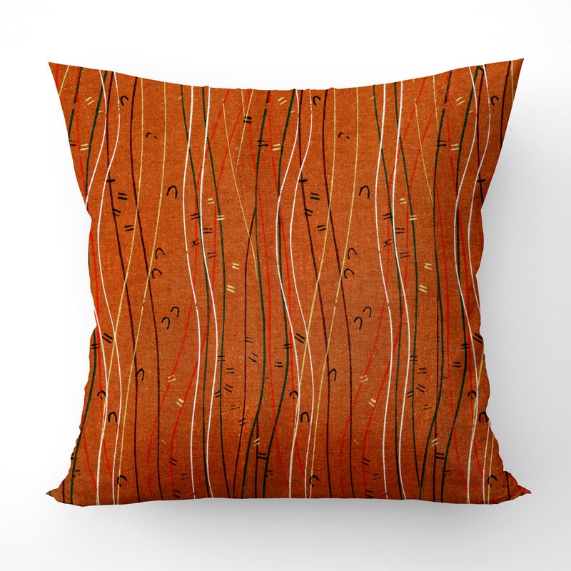 Orange Cushions - Etsy