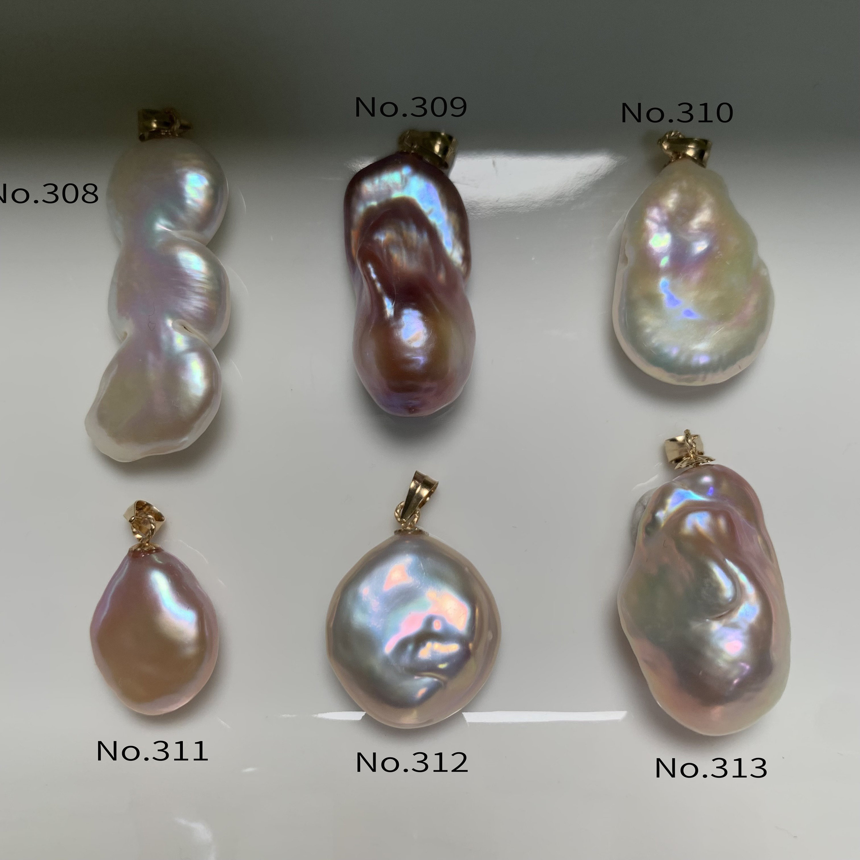 Colgante de perlas barrocas collar de perlas individuales - Etsy México