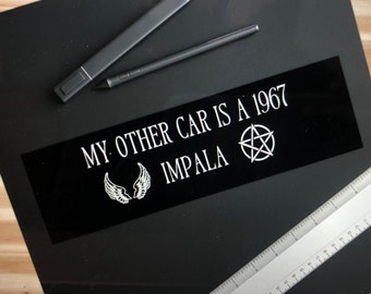 Dean Bumper Sticker - Etsy