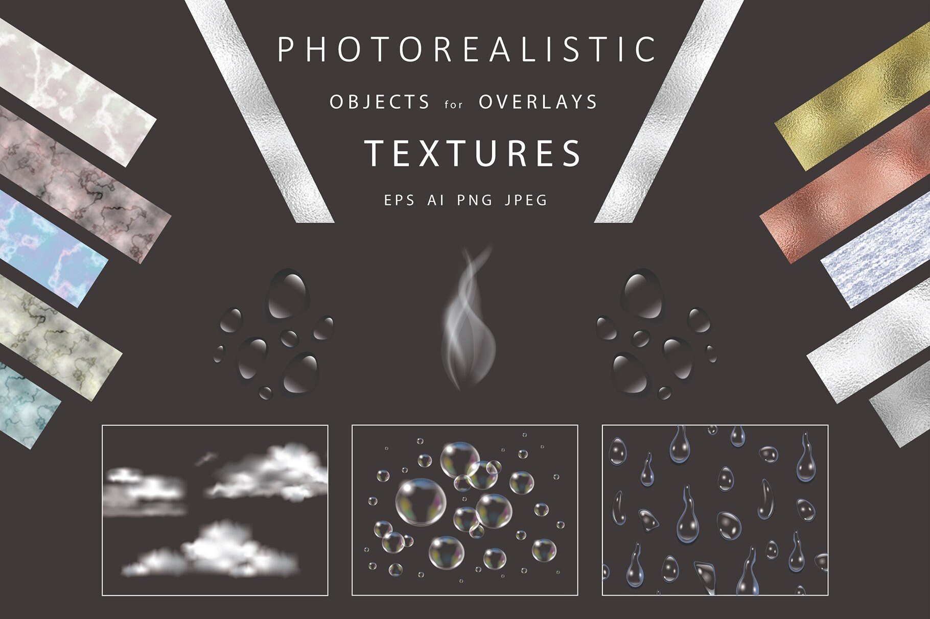 Overlays Clipart Effect Textures Soap Bubble Steam Smoke - Etsy UK