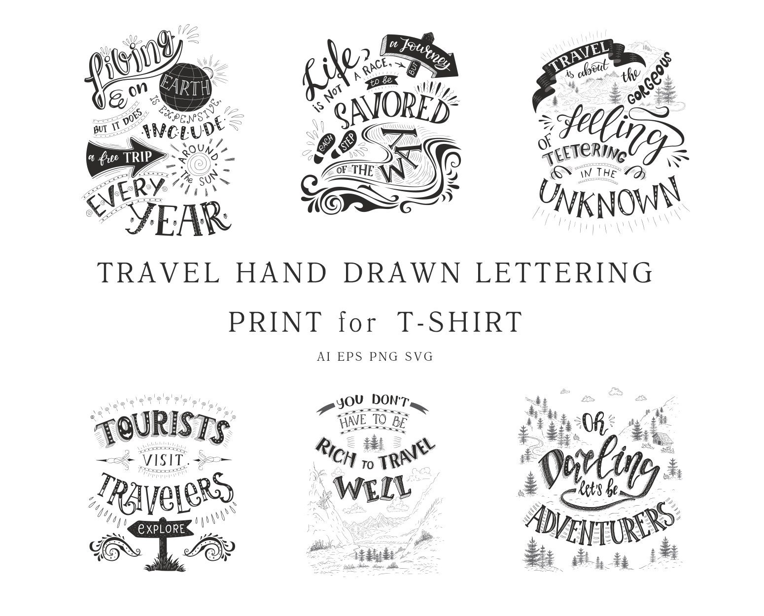 Hand Drawn Lettering Quotes