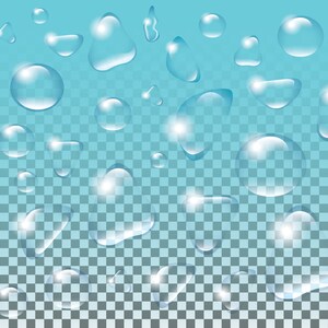 Water Drops Raindrops Overlays Clipart Effect Textures Realistic ...