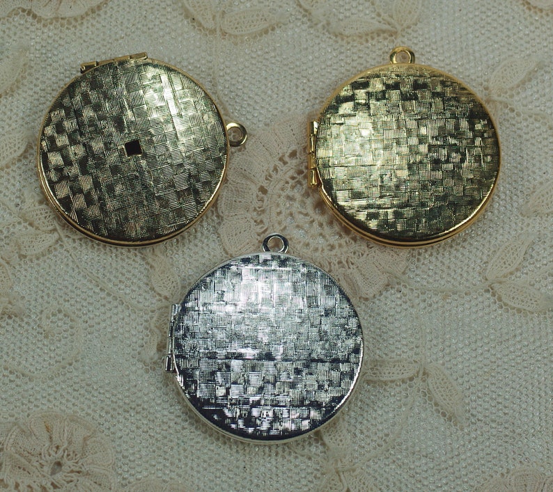 Vintage Brass Lockets Plated Locket Pendant Locket | Etsy