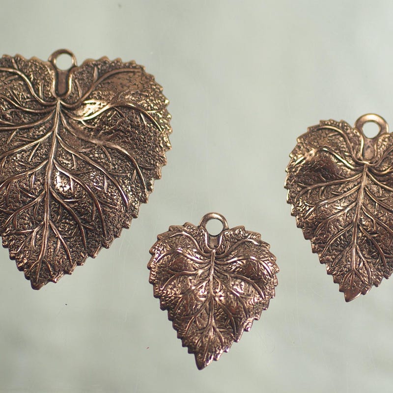 Copper Leaf - Etsy