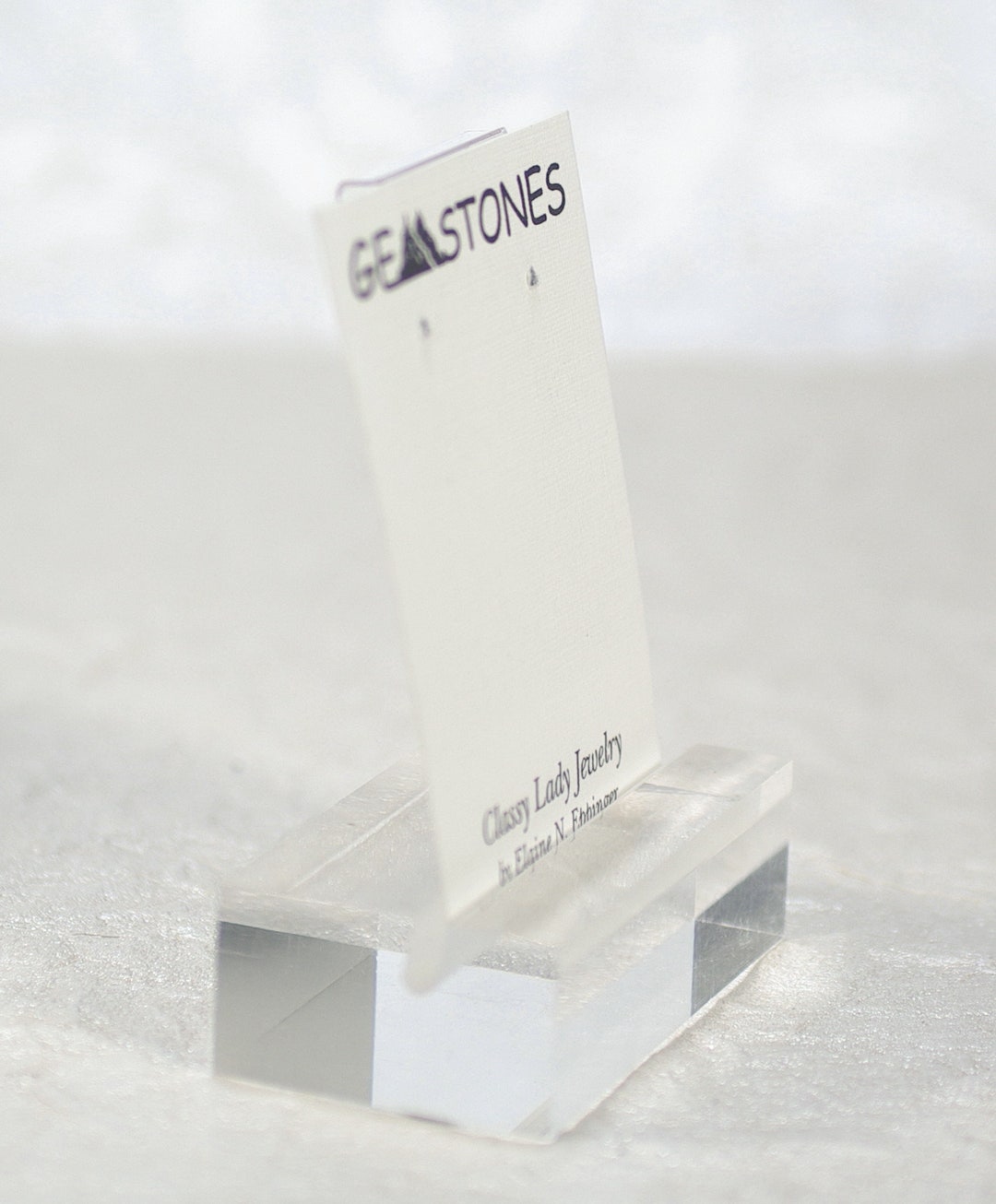 Clear Acrylic Card Holder: Wedding, Jewelry, Business Display, 2-6pc - Etsy