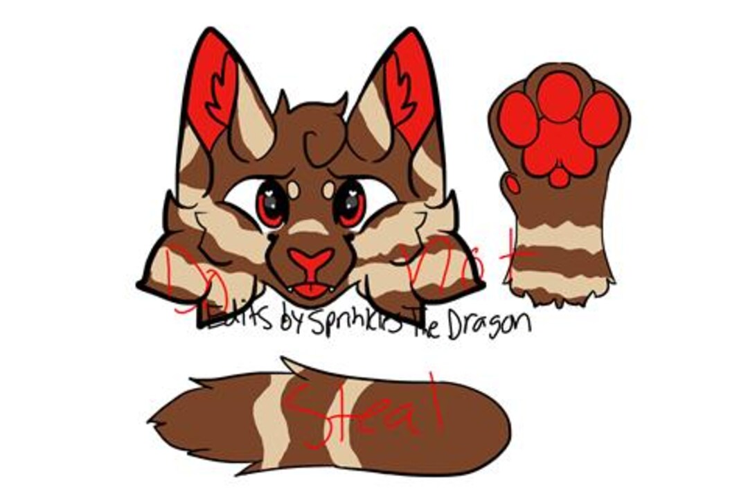 Kit Kat Themed Furry Cat Adoptable, Cat Adopt - Etsy