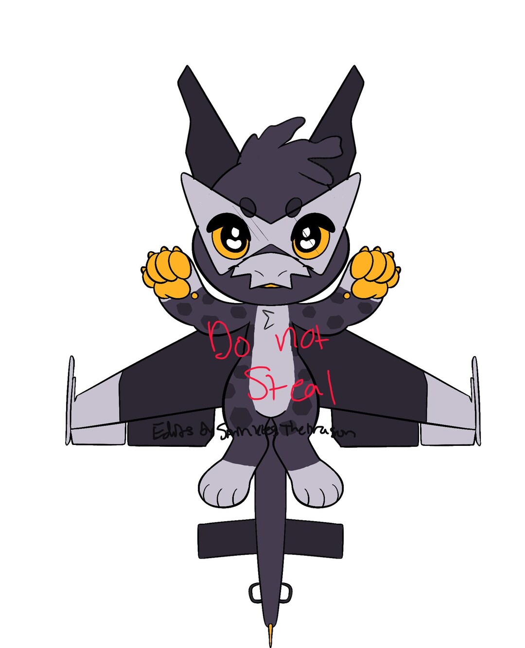 Airplane Dragon 3 Furry Adopt Digital Art - Etsy