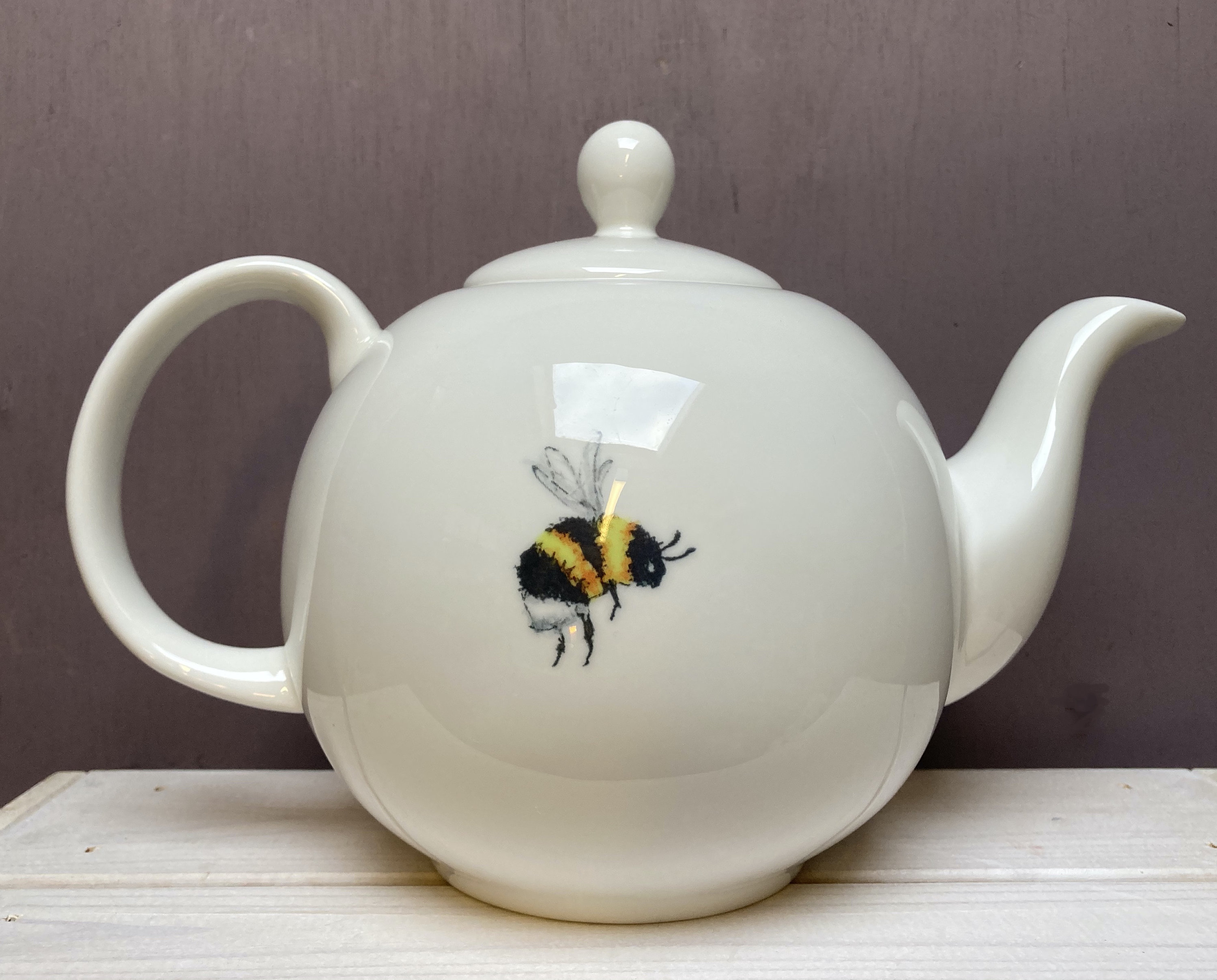Back in Stock Popular Bumble Bee 4-6 Cup Bone China Teapot - Etsy