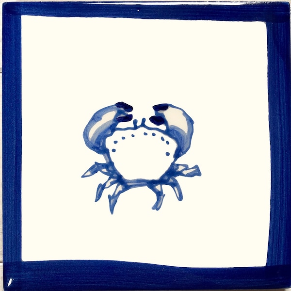 Crab Tiles - Etsy