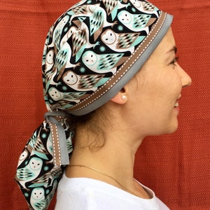 Surgical Hat Pattern for Sewing - Long Hair Printable Pattern With Hair ...