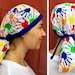 Surgical Hat Pattern for Sewing - Long Hair Printable Pattern With Hair ...