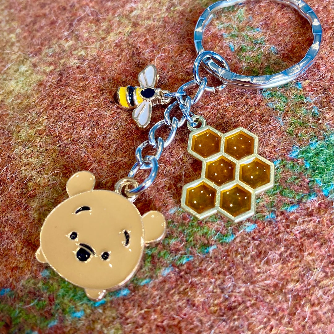 Disney Inspired Winnie the Pooh Key Ring - Etsy