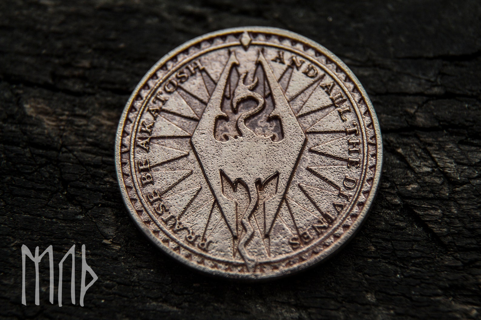 Skyrim The Elder Scrolls Septim Coin Oblivion Tamriel RED | Etsy