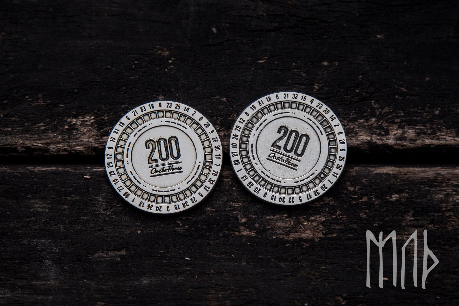 Fallout New Vegas Platinum Chip x2 | Etsy