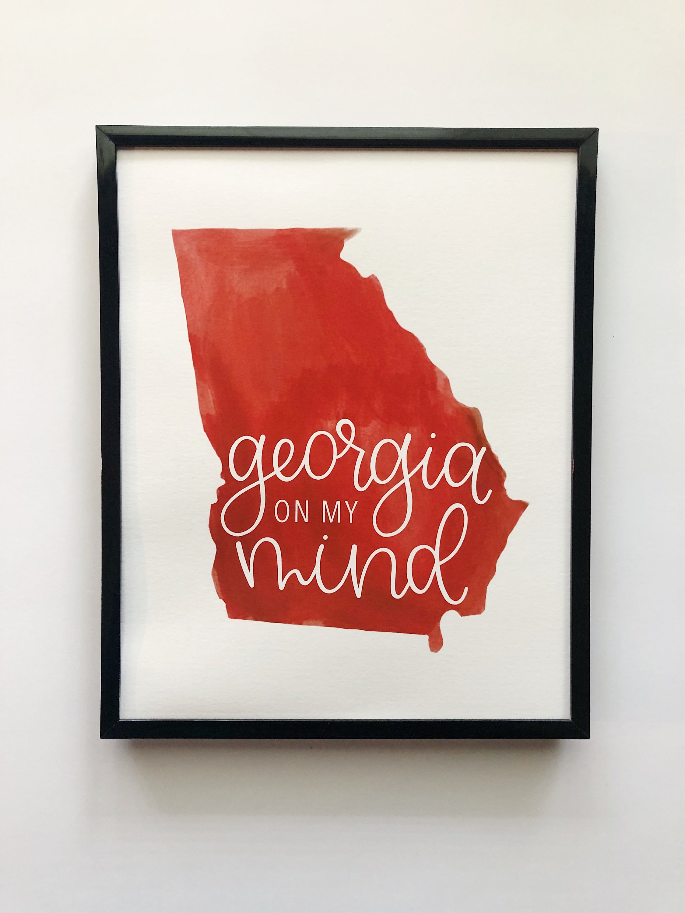 Georgia on My Mind Art Print 5x7 | Etsy