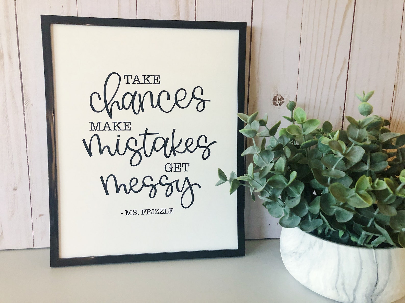 Take Chances - Art Print - 8x10 - Etsy
