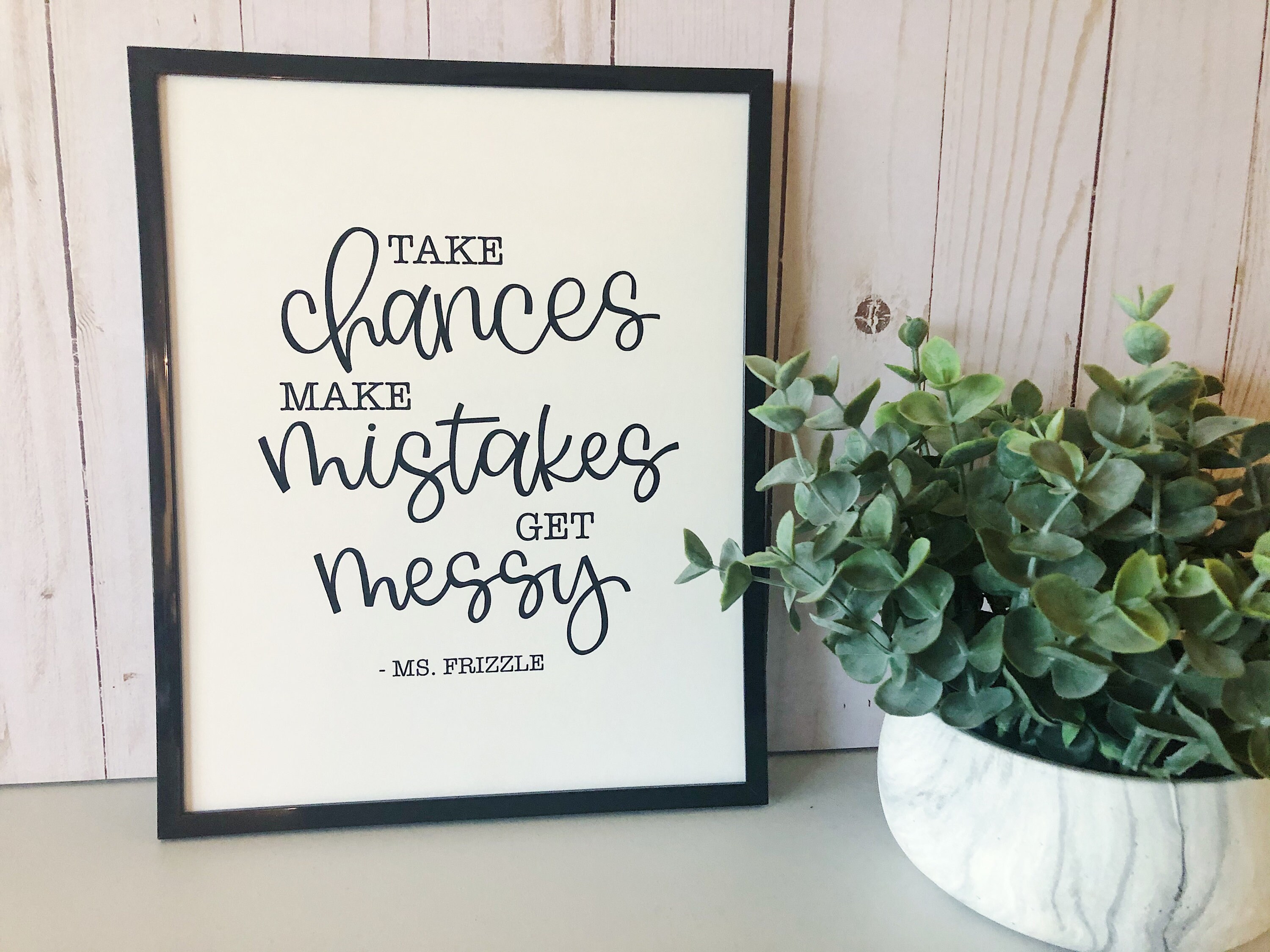Take Chances - Art Print - 8x10 - Etsy